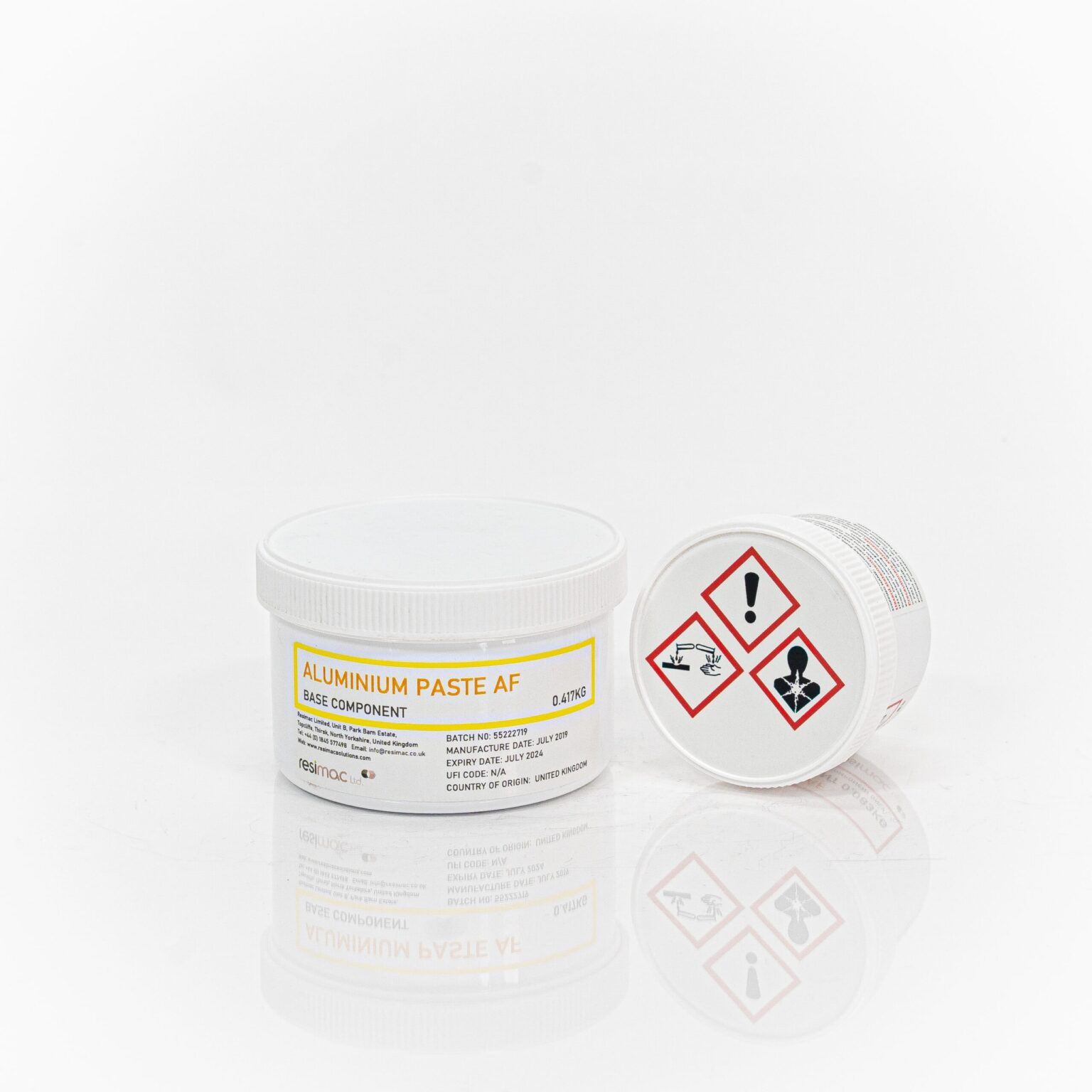 RESIMAC Aluminium Putty 500g - Finres SA